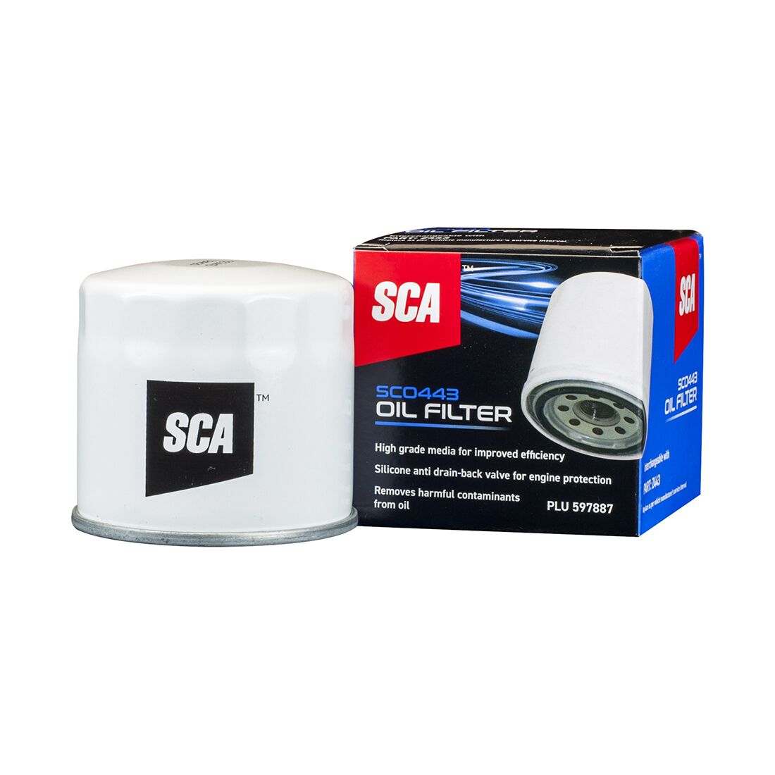 SCA Oil Filter SCO443 (Interchangeable with Z443) | Supercheap Auto Trade