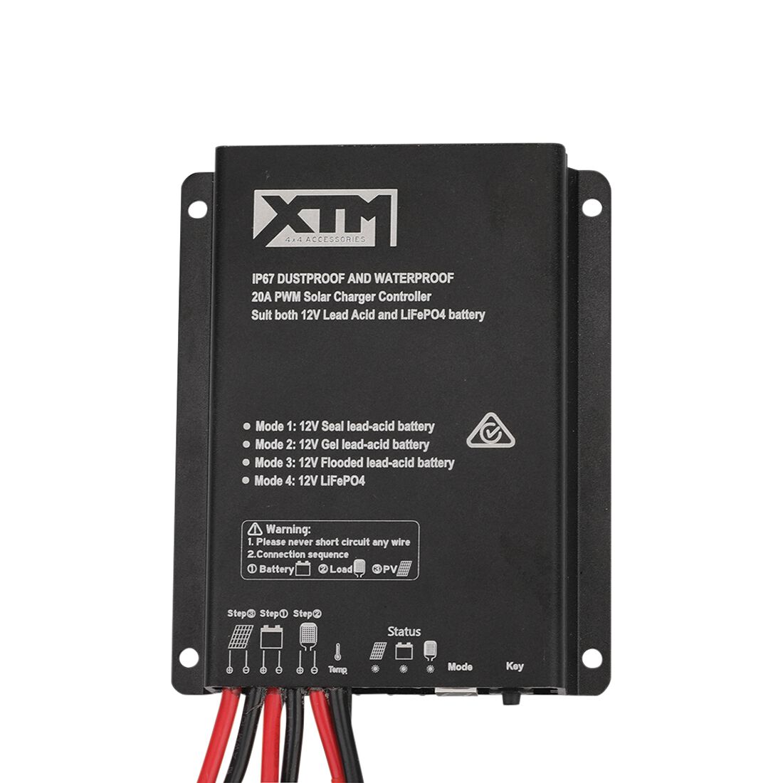 XTM 4x4 Accessories XTM 20A PWM Solar Controller | Supercheap Auto